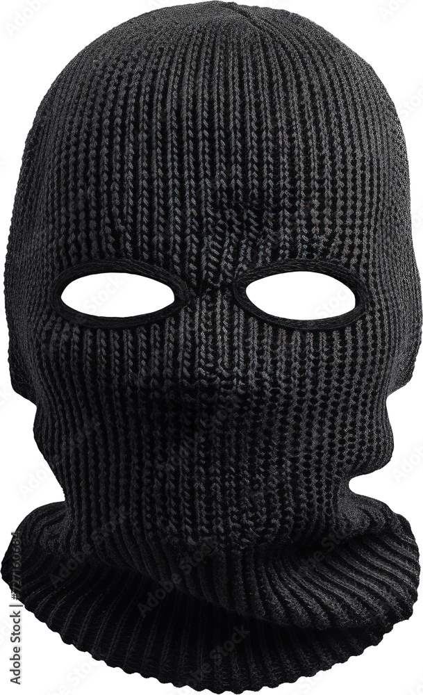 Black ski mask transparent background PNG clipart Stock Photo | Adobe Stock