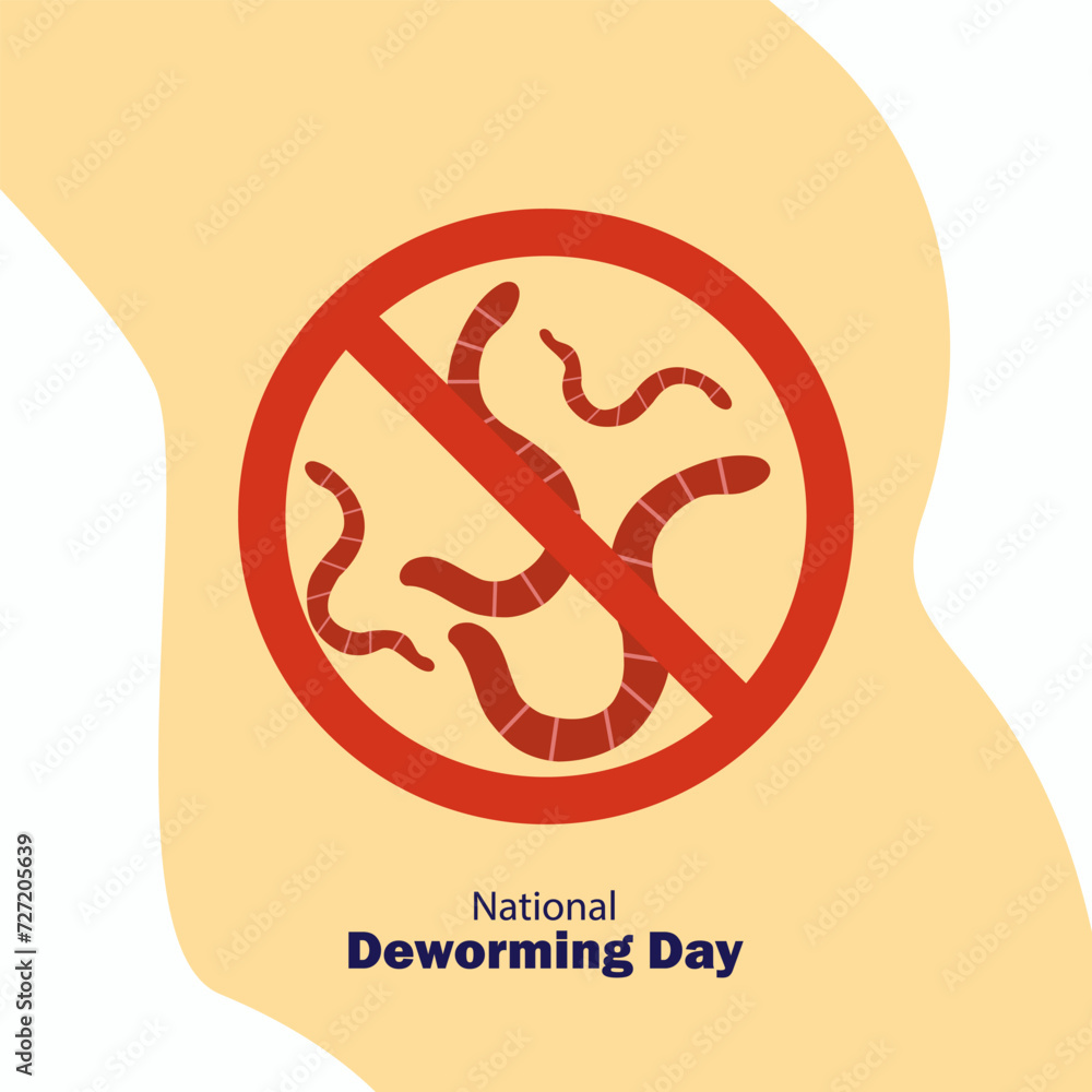 National Deworming Day, India. Vector, illustration. 10th February ...