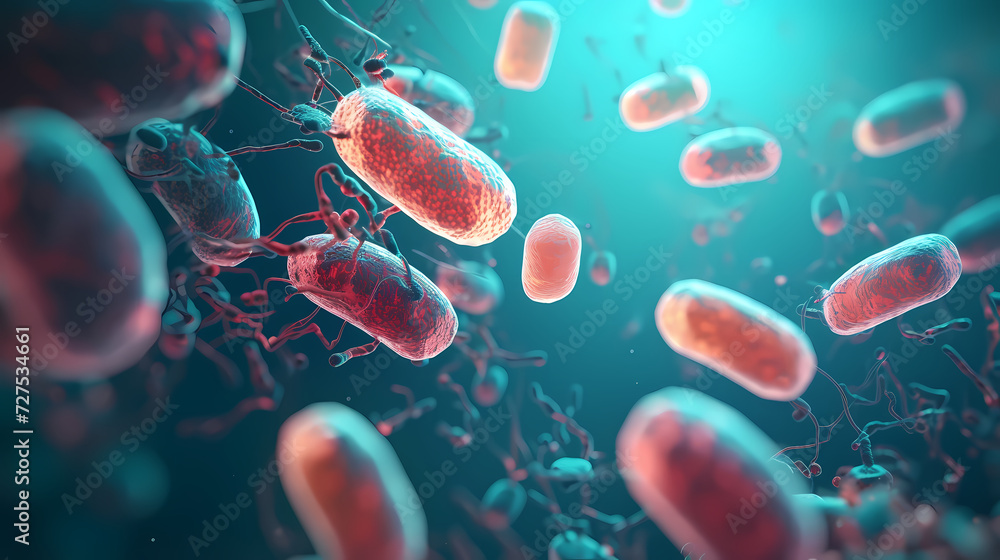 Macroscopic observation of organisms bacteria and cells and viruses ...