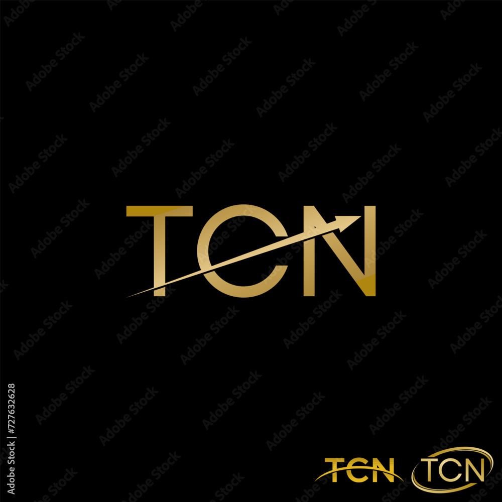 Logo design graphic concept creative premium vector stock initial ...