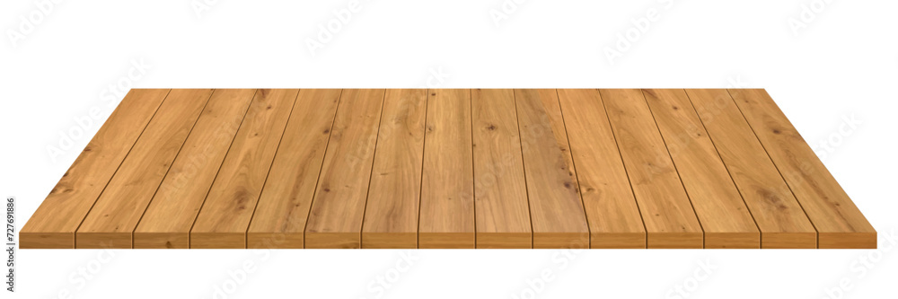 Wood table perspective background vector illustration. Wooden desk ...