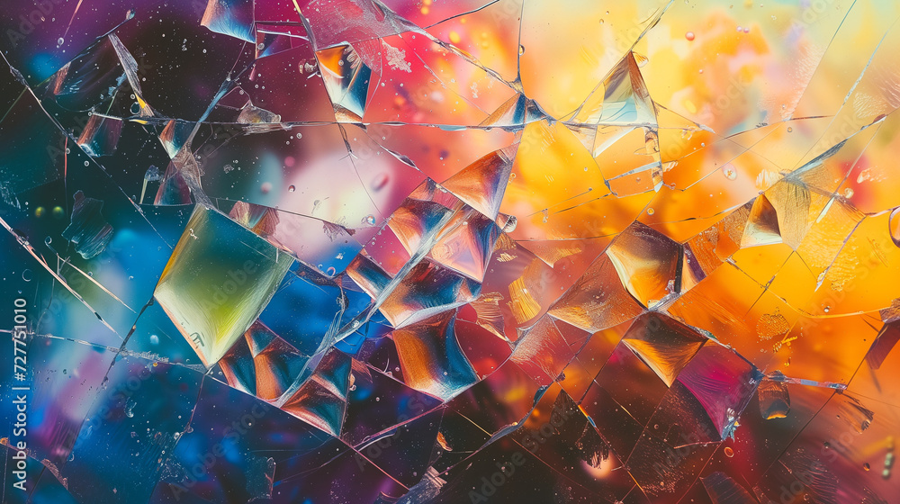 Shattered glass smashed glass texture broken glass wallpaper Stock ...