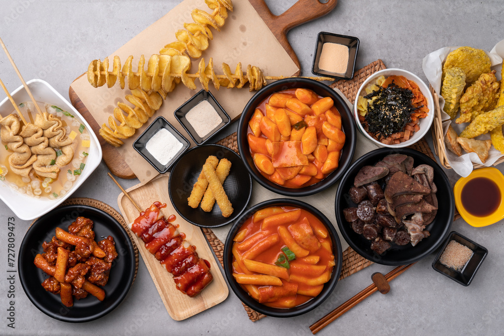 whirlwind, potato, sotteok sotteok, assorted, fried, chicken gangjeong ...