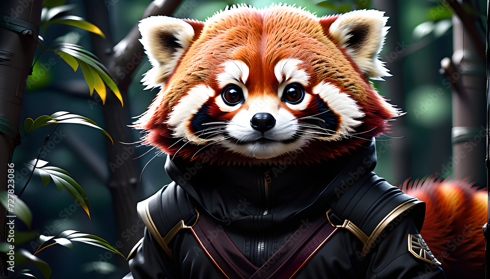 Enchanting Radiance: Red Panda Ninja's Spectrum of Colors and ...