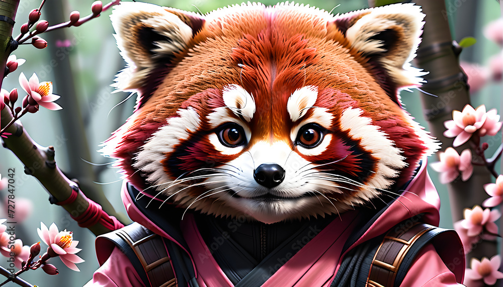 Enchanting Radiance: Red Panda Ninja's Spectrum of Colors and ...