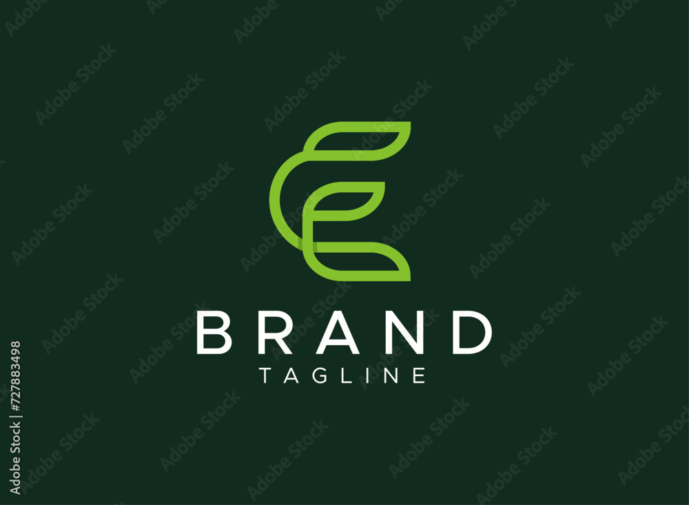 Vektor Introducing our exquisite Letter E Nature Logo Design Template ...