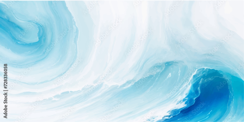 abstract soft blue and white abstract water color ocean wave texture ...