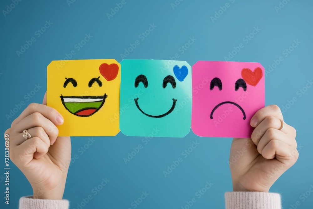 Happy Smiley Emoji vibrant Emoticon, colored Symbol customizable ...