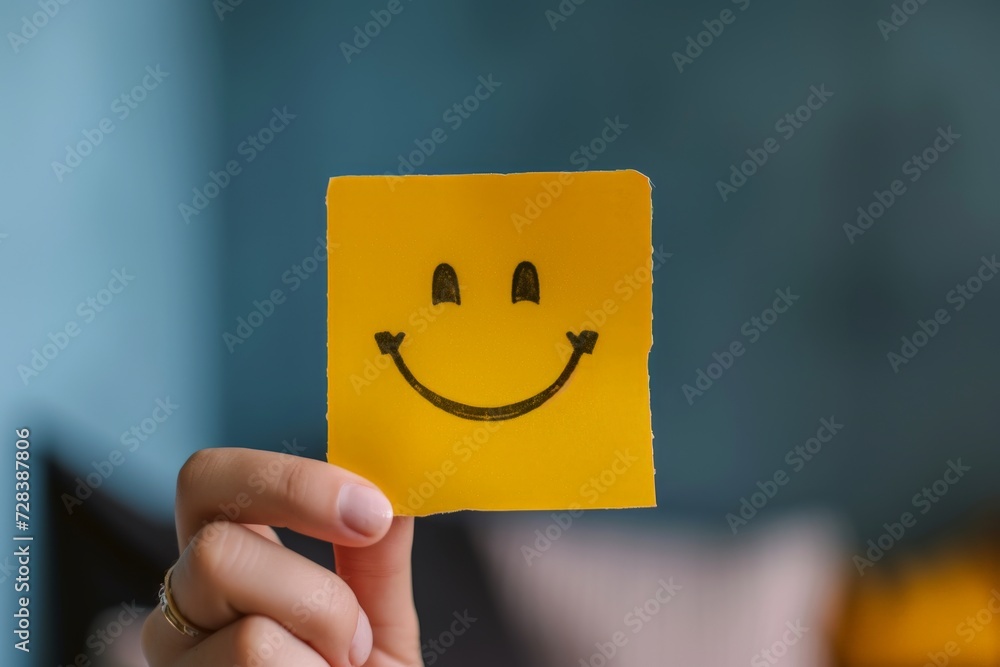 Ilustración de Stock Happy Smiley Emoji high spirit Emoticon, colored ...