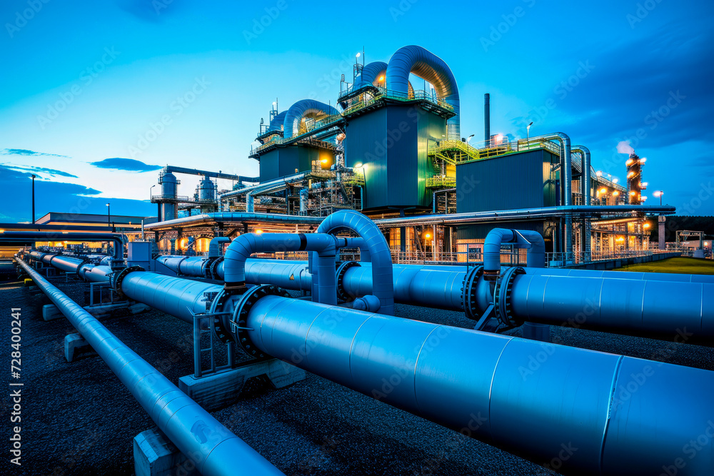 Innovative carbon capture and storage facility Stock Photo | Adobe Stock