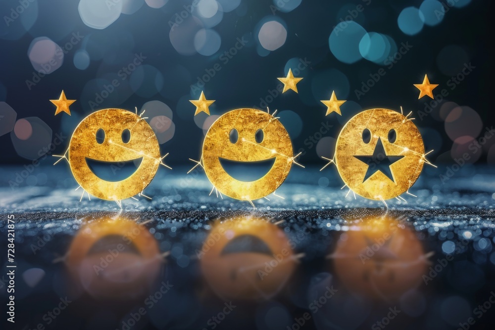 Blessed emoticon verbal expression star ratings. Sociable passionate ...