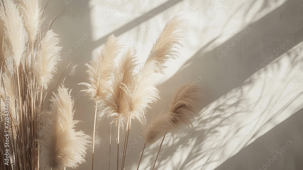 Beautiful shades of neutral pampas grass and reeds makes for an ...