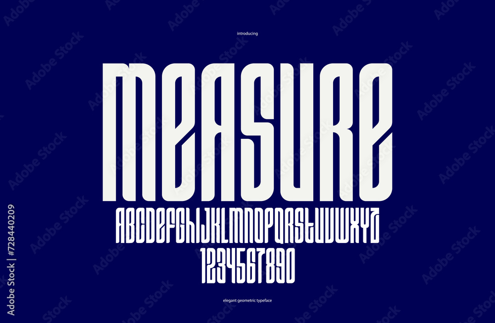 Tall simple sans serif display font for logos headers or slogans ...