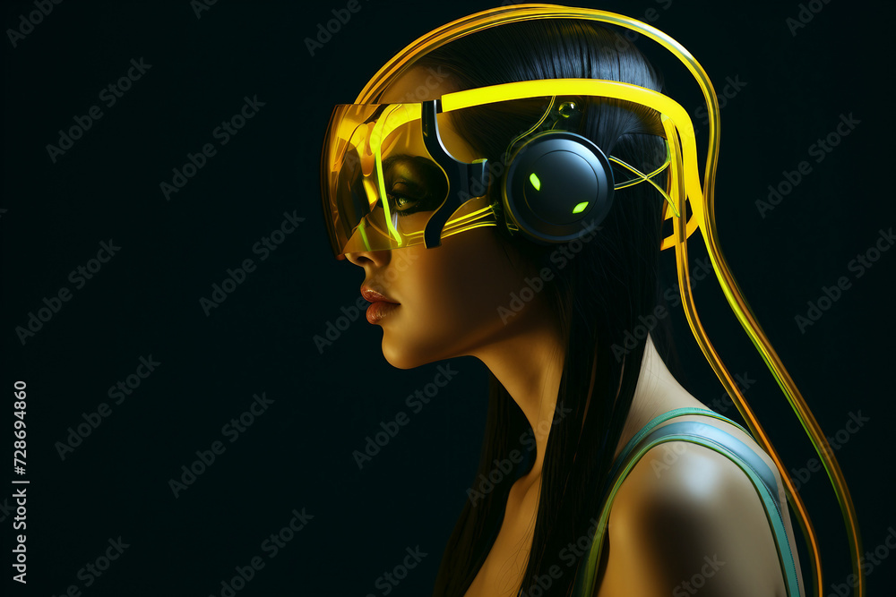 Experienced hacker in action breaking software protection server code Generative Ai image pic ...