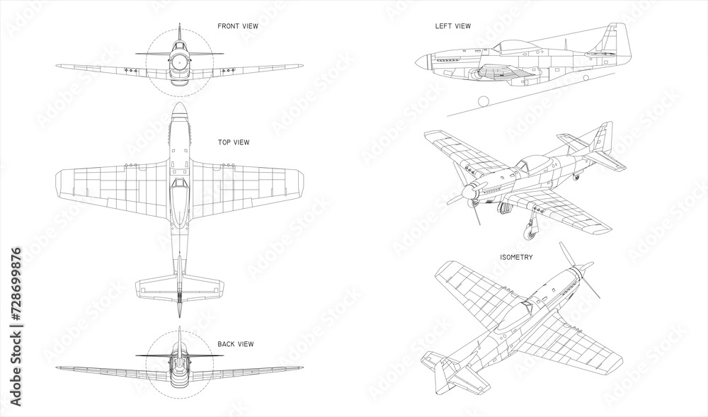 American long-range, single-seat fighter and fighter-bomber used during ...