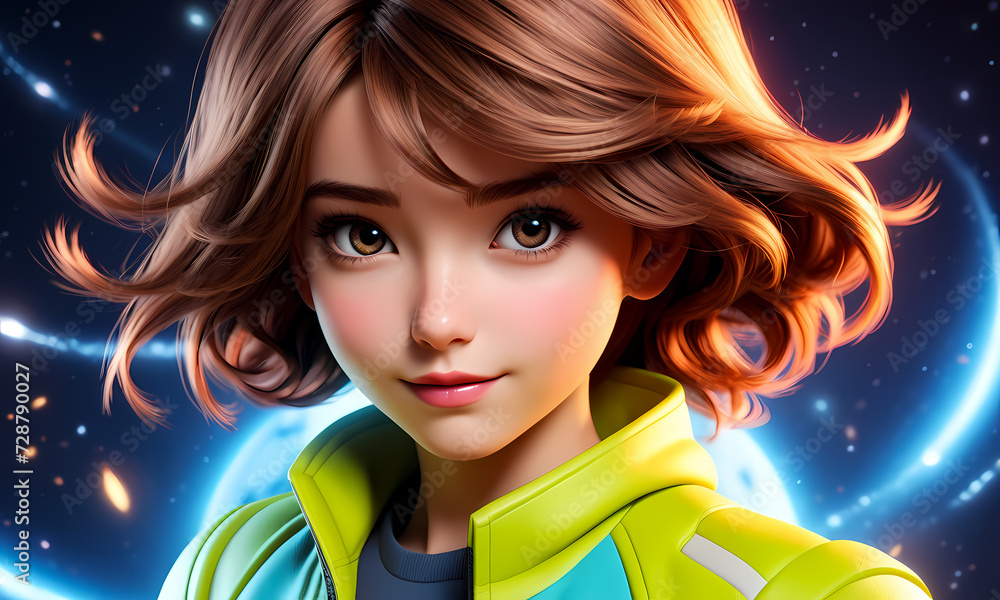 Cartoon 3d character, cartoon illustration , wallpaper for kids , cute ...