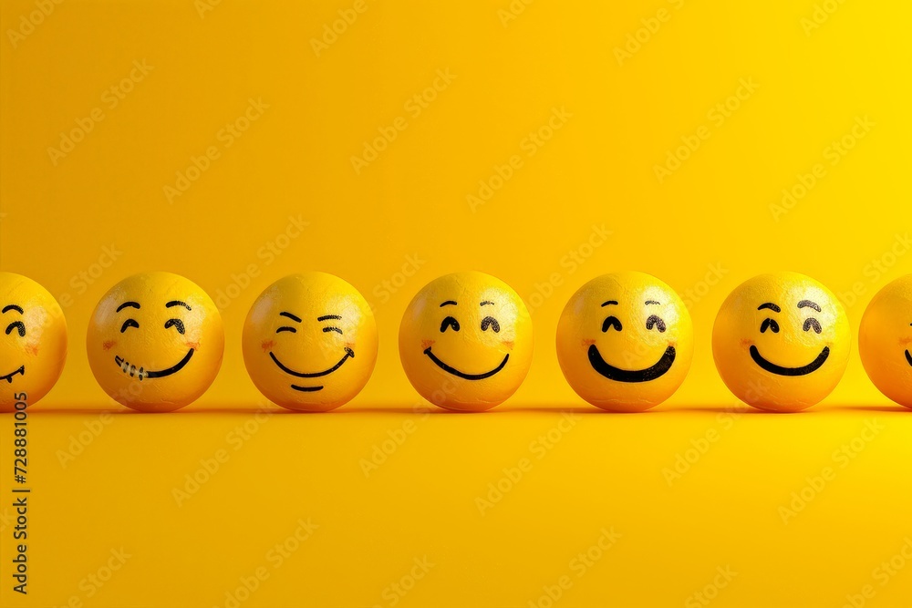 Smiling Emoji motivational phrases Smiley, Vector Design cozy. Star ...