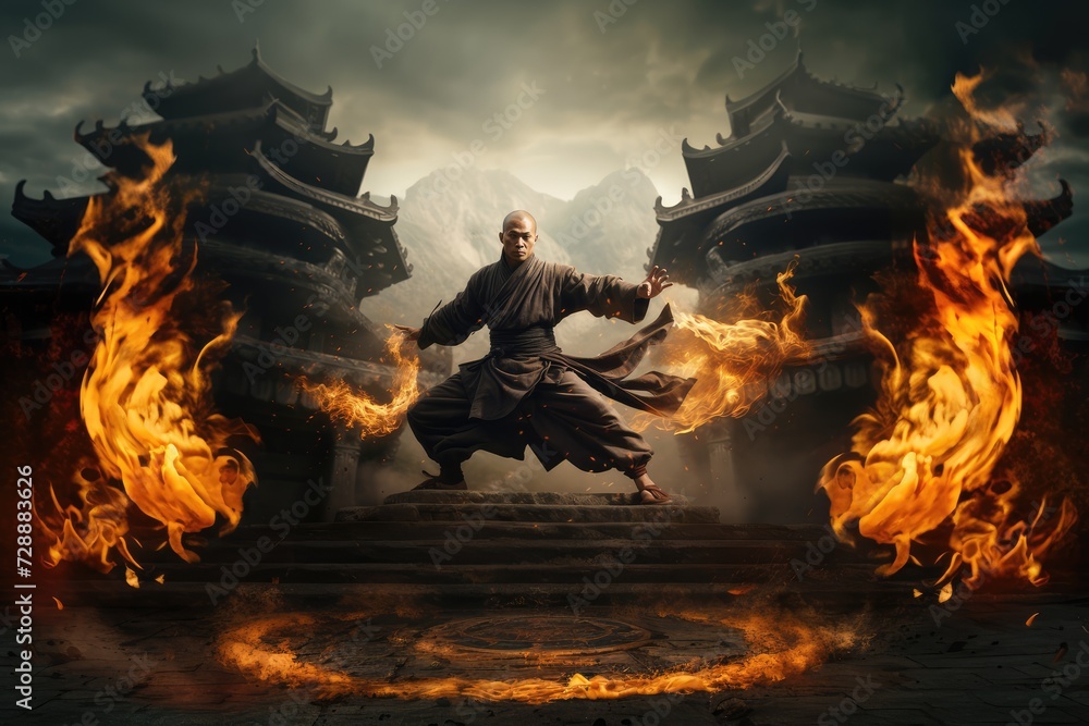 Spirit of the Warrior: Amidst the Ancient Temple, a Chinese Martial ...