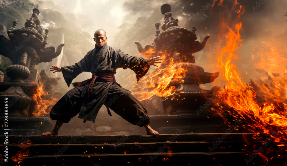 Spirit of the Warrior: Amidst the Ancient Temple, a Chinese Martial ...