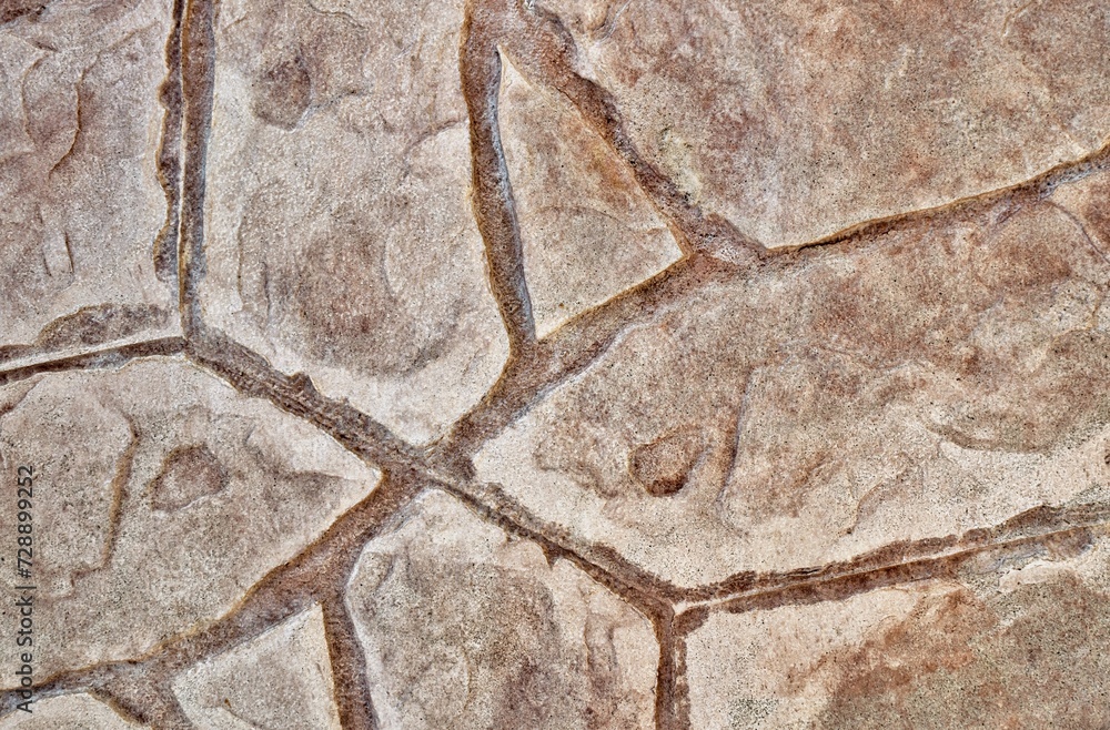 Stamped concrete tile mosaic pattern texture patio driveway decor color ...