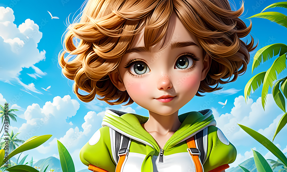 Cartoon 3d character, wallpaper for kids , cute cartoon character ...