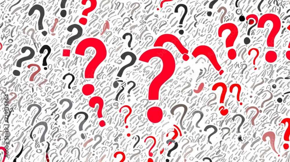 question mark in red, question marks background Stock Illustration ...