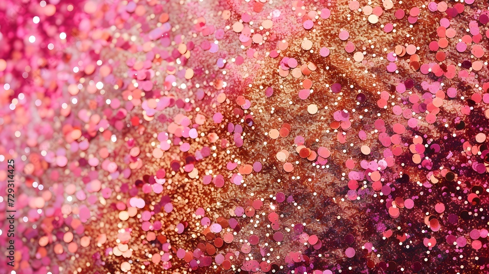 Rose gold glitter sparkling shiny background. pink, red abstract ...