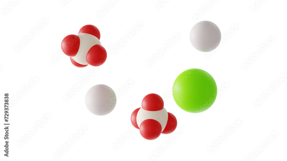 calcium aluminosilicate molecule, anti-caking agent e556, molecular ...