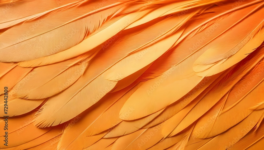 orange color feather texture background wallpaper 4k created with ...