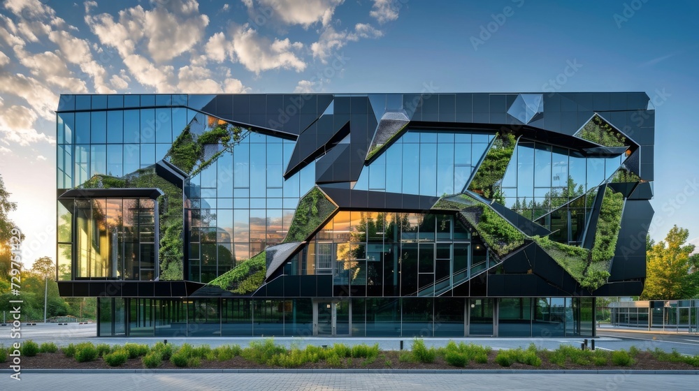 The exterior of this office building draws inspiration from ...