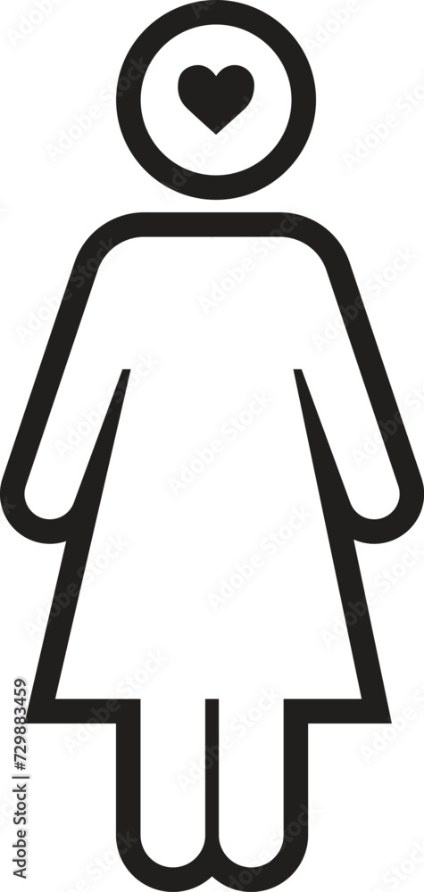 Healthy weight and obese people icon set. Man, woman and children ...