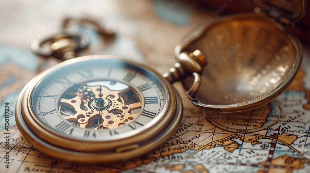 Timely Journeys: A Captivating Encounter of a Pocket Watch Unveiling ...