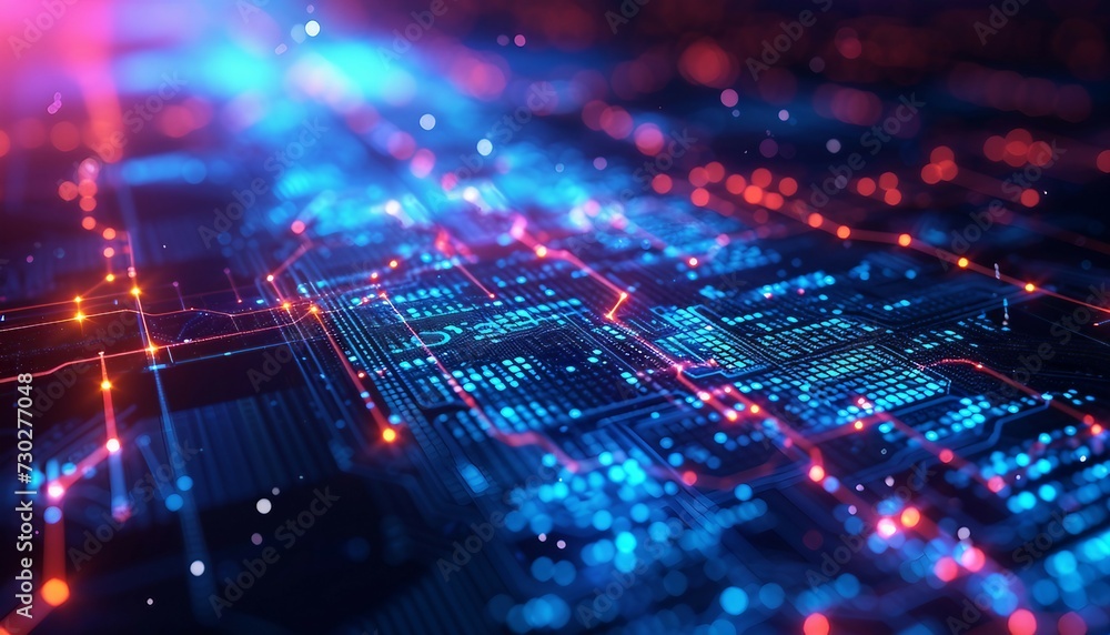 Illustration Stock Blockchain Document Authentication, Highlight the security features of ...