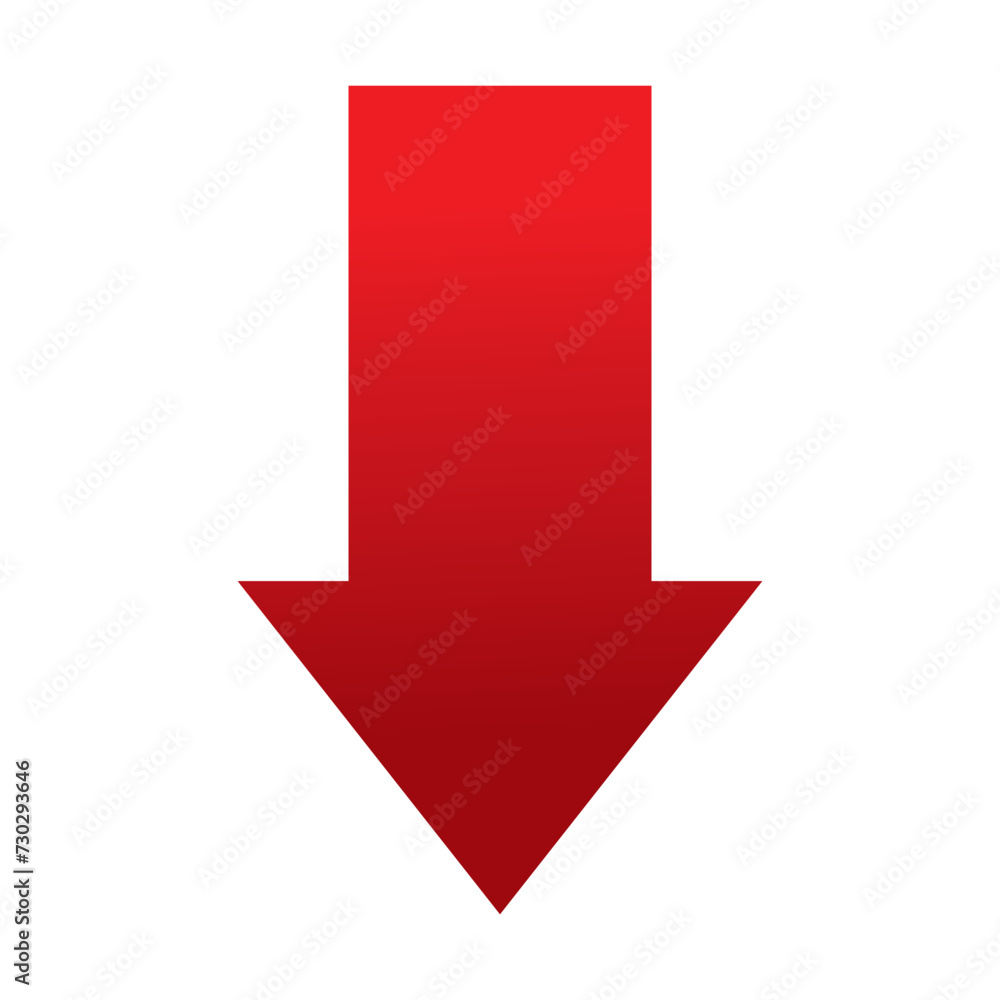Growing business 3d red arrow with bar chart, Profit arow Vector ...