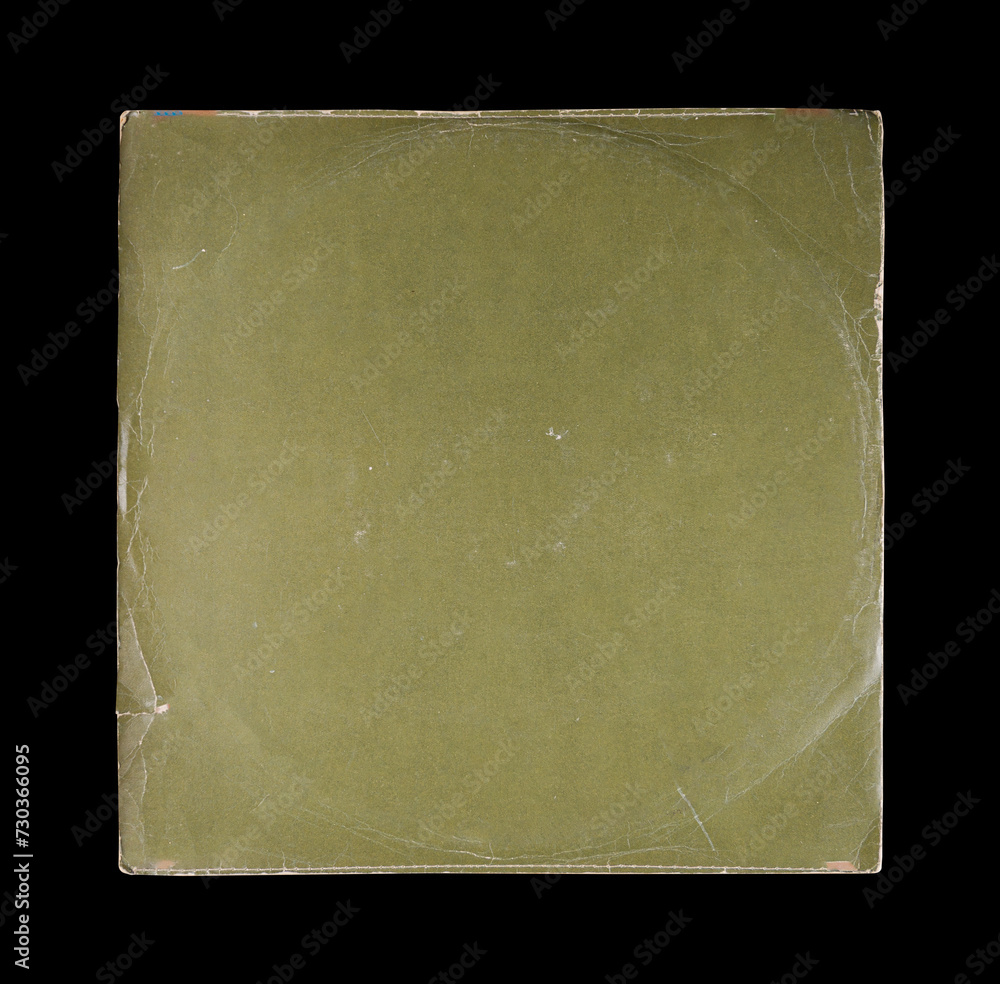 Vinyl Record Album EP Cover Texture Mockup. Realistic paper overlay ...