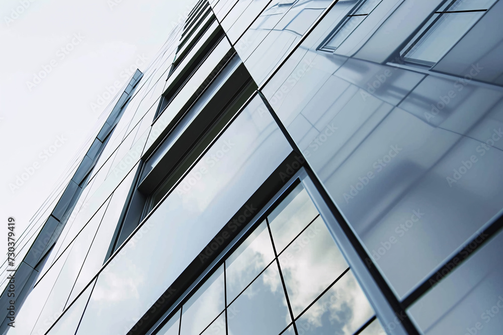 Stock-Foto „Commercial Building Fascia Logo And Signage Mockup The ...