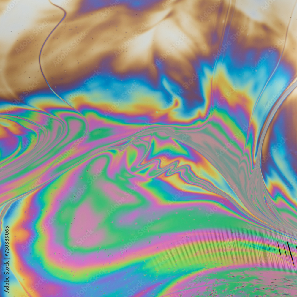 Thin-film Interference Iridescent Science Experiment Soap Colorful ...