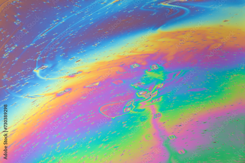 Thin-film Interference Iridescent Science Experiment Soap Colorful ...