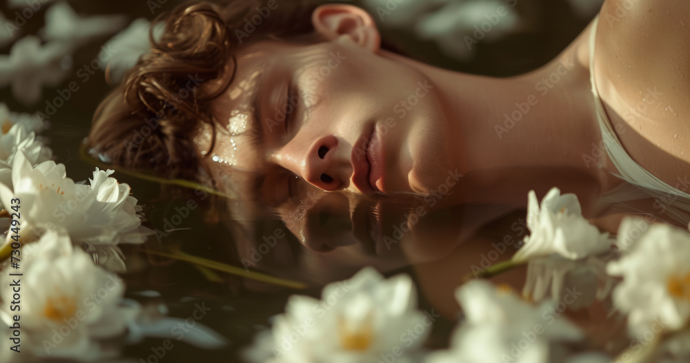 Ancient Greek myth of Narcissus. Narcissus, the handsome young man who ...