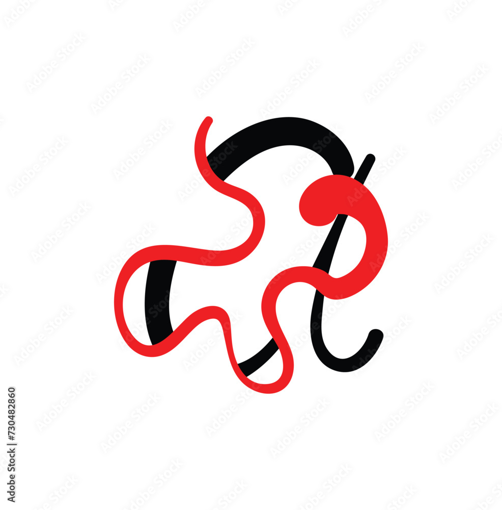 Alpha letter stylized vector, Letter of the alphabet, Vector ...