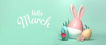 Hello Easter Bunny Free Stock Photo - Public Domain Pictures