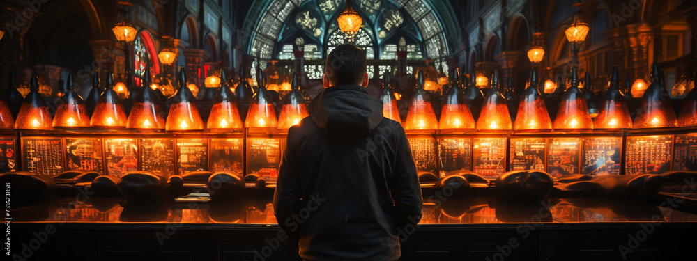 ภาพประกอบ Stock cybersecurity and hacker,coding,malware concept.Hooded computer hacker in ...