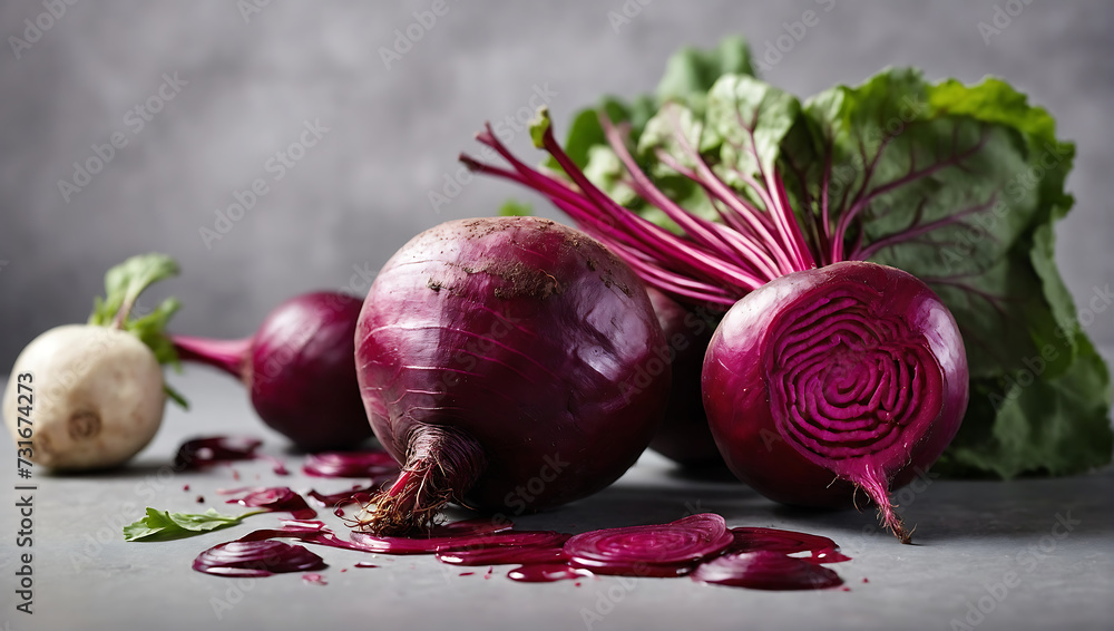 Świeże Buraki – Zdrowie prosto z Ziemi Stock Photo | Adobe Stock
