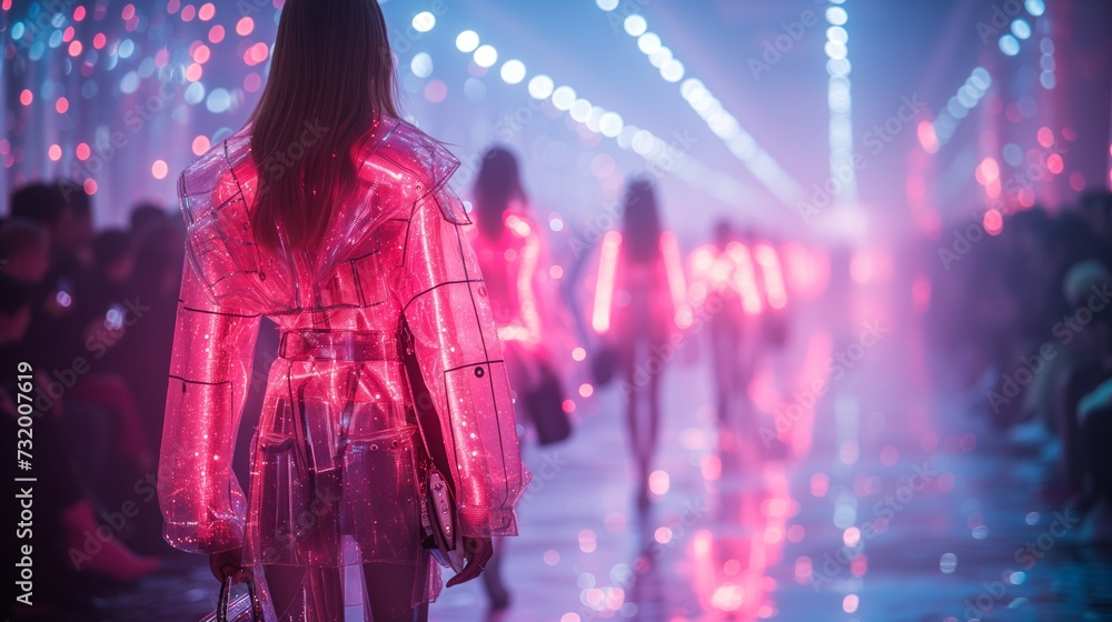 Fashion runway that showcases a blend of late 90s and early 2000s ...