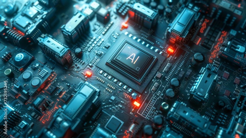 Ai Artificial Intelligence Concept Cpu Digital Technology Artificial Intelligence Computer