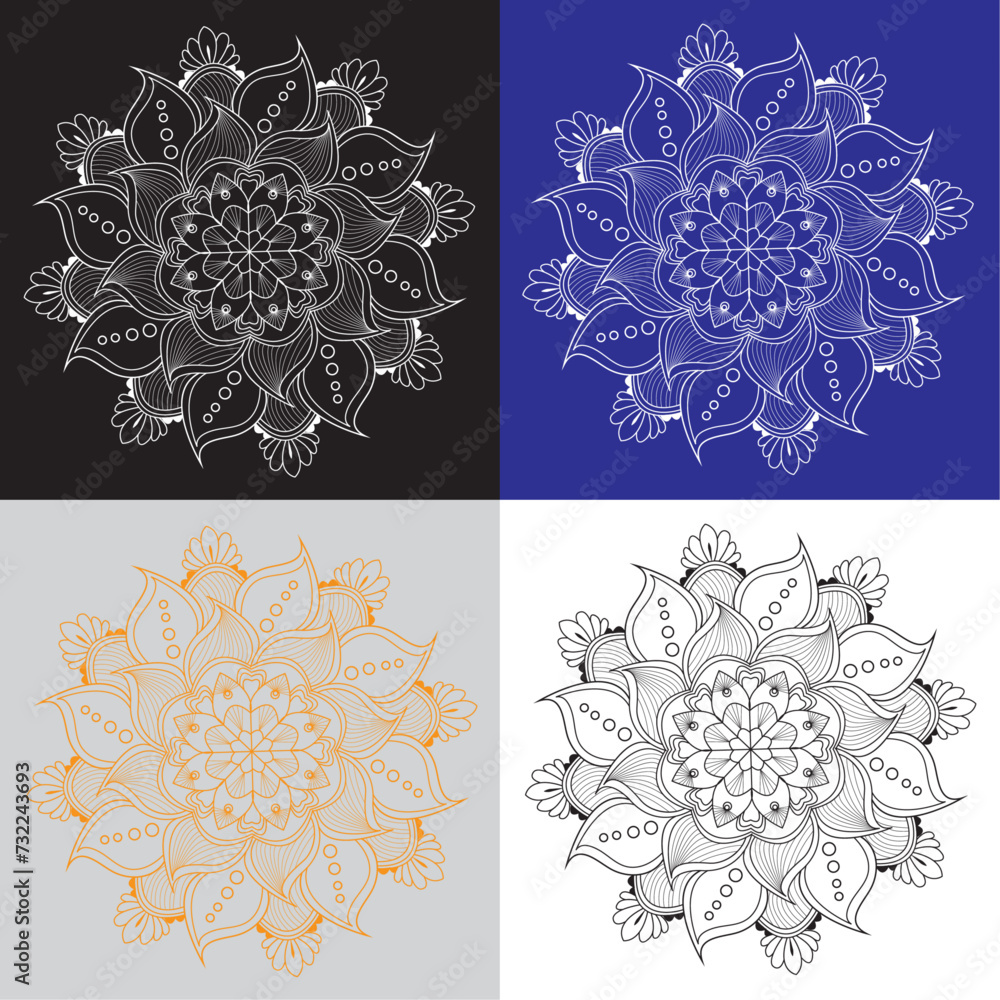 Mandala tattoo ideas, Pinterest, patterns , unique designs vector eps ...