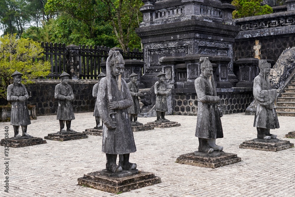 Tomb of Khai Dinh Hue Vietnam, was the final architectural work of the ...