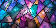 Coloured Stained Glass Panes Free Stock Photo - Public Domain Pictures