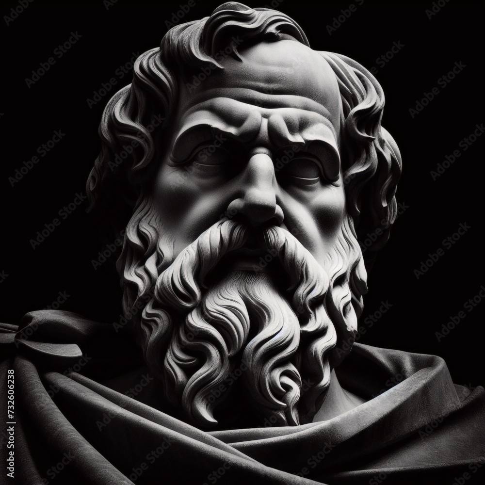 Socrates, Greek philosopher from Athens, founder of Western philosophy ...