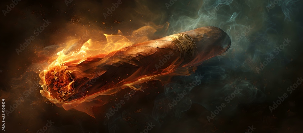 Dramatic comet blazing through space, fiery tail glowing, awe-inspiring ...